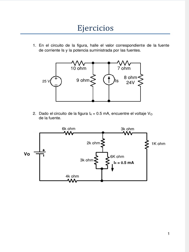 Dokumen - Tips - Ejercicios Mallas y Nodos | PDF