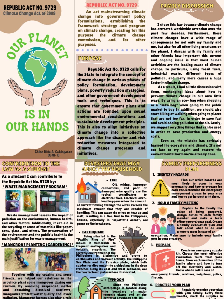 NSTP Brochure | PDF | Climate Change | Waste Management