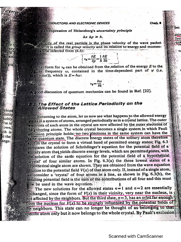 Extra Reference Study Content For Kronig | PDF