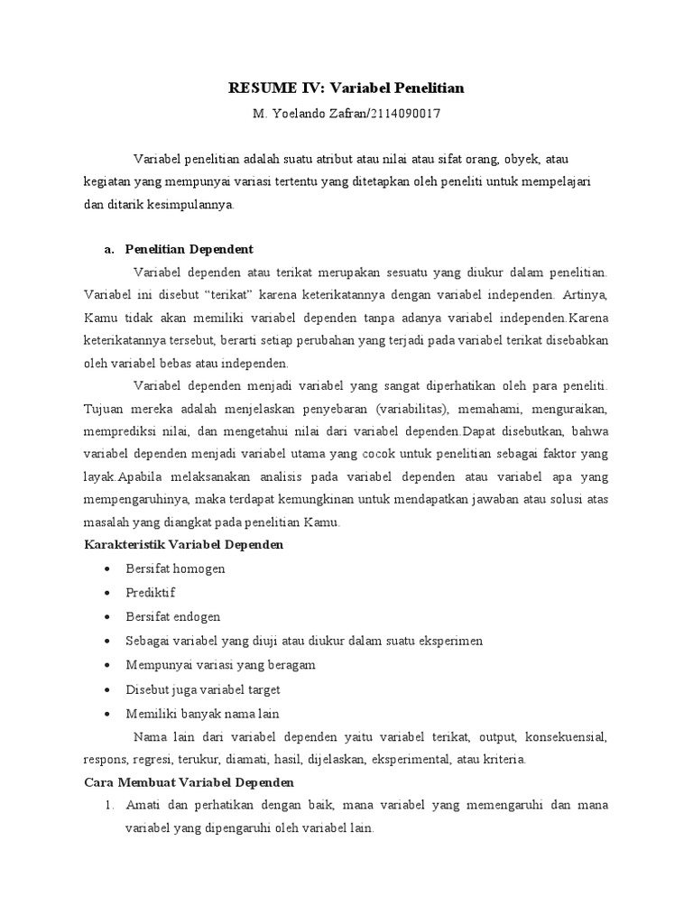 Resume Iv | PDF | Karier & Perkembangan | Pengembangan Diri