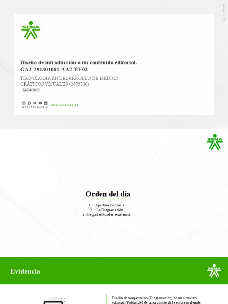 Diseño de Introducción A Un Contenido Editorial. GA2-291301081-AA2-EV02 ...