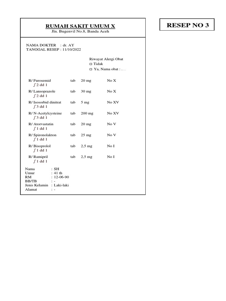 Resep No.3 | PDF