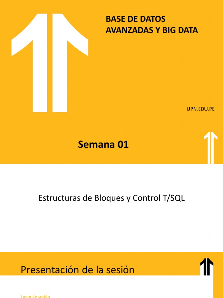 Base de Datos Avanzadas Y Big Data: Upn - Edu.Pe | PDF | SQL | Lenguaje de programación