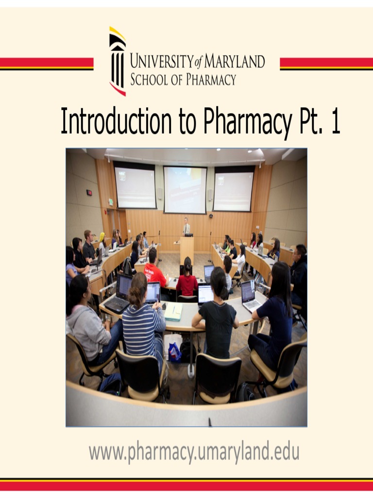 Intro To Pharmacy 1 Slides | PDF | Pharmacy | Medicine