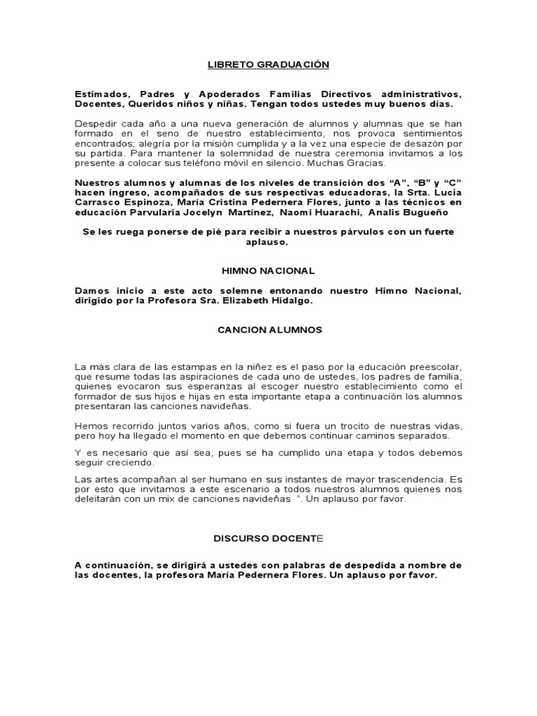 Libreto 2019 | PDF