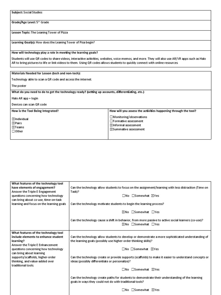 It 443 - Interactive Poster Using Tech Form | PDF | Learning | Information