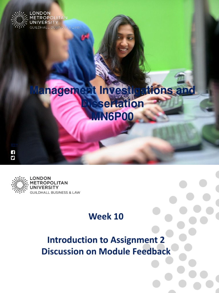 Management Investigations and Dissertation MN6P00: Londonmet - Ac.uk | PDF | Communication ...