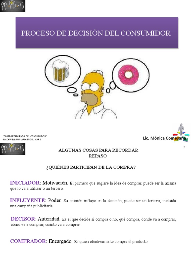 4-Cap Iii-Proceso de Decision Del Consumidor | PDF | Comportamiento | Los consumidores