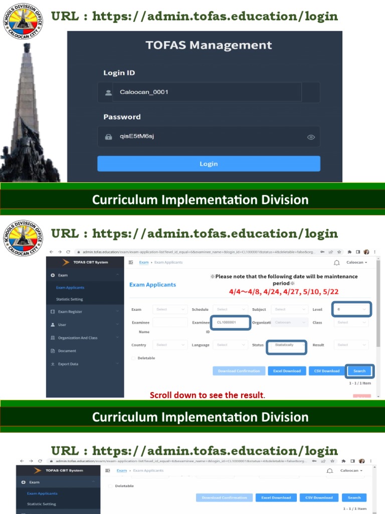 Tofas Education Admin Login Page | PDF