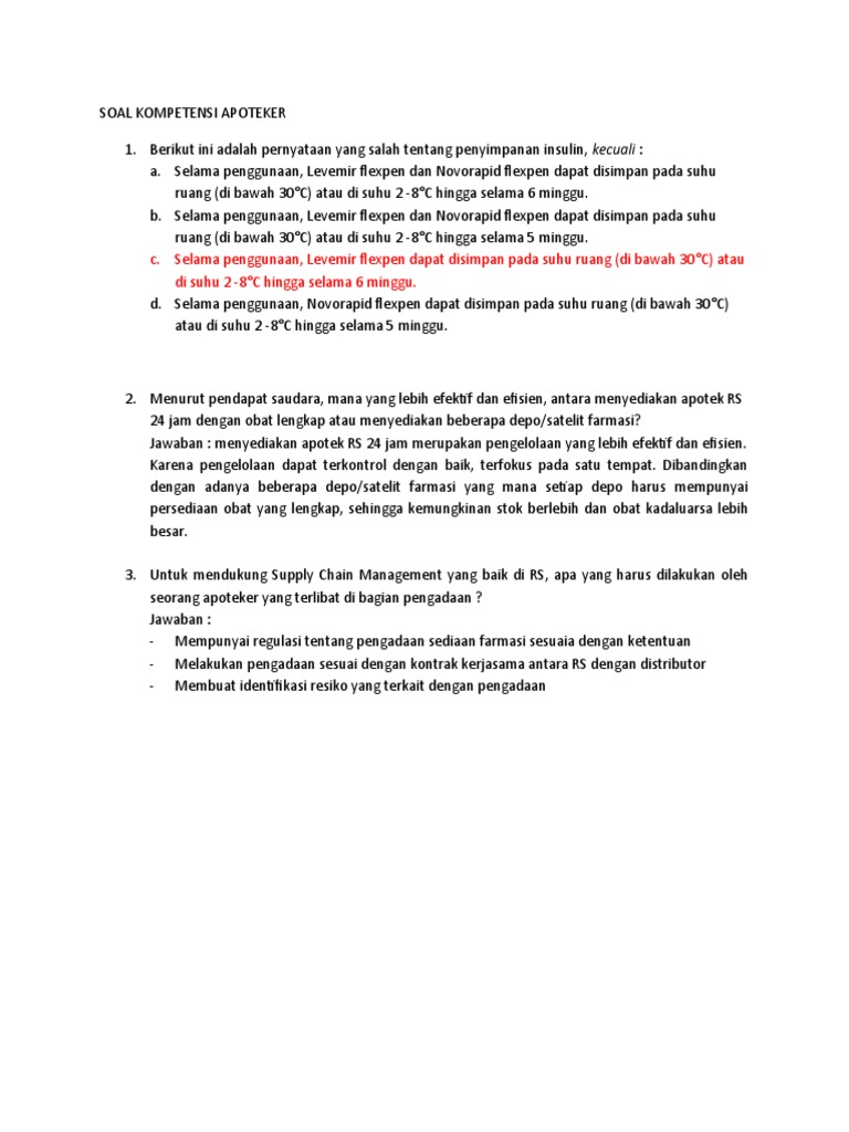 Soal Apoteker | PDF