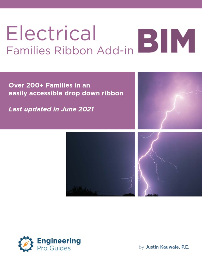 Electrical BIM Families Ribbon For Revit Manual (Important) | PDF