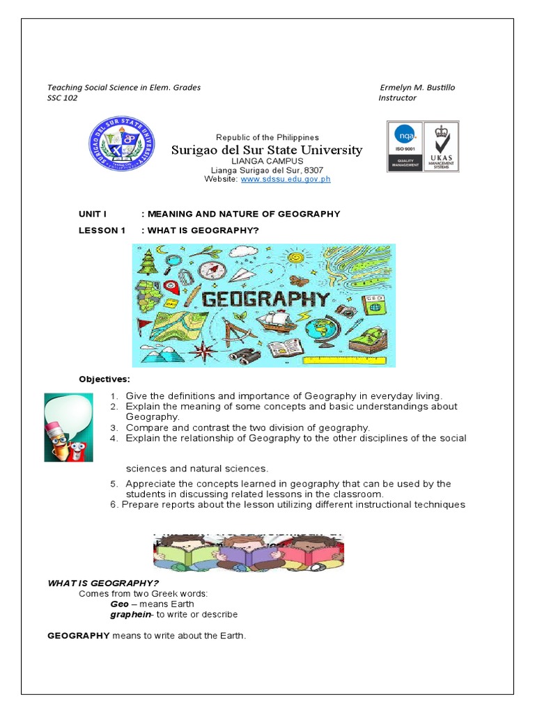 Understanding Geography in Elementary Education | PDF | Geography ...