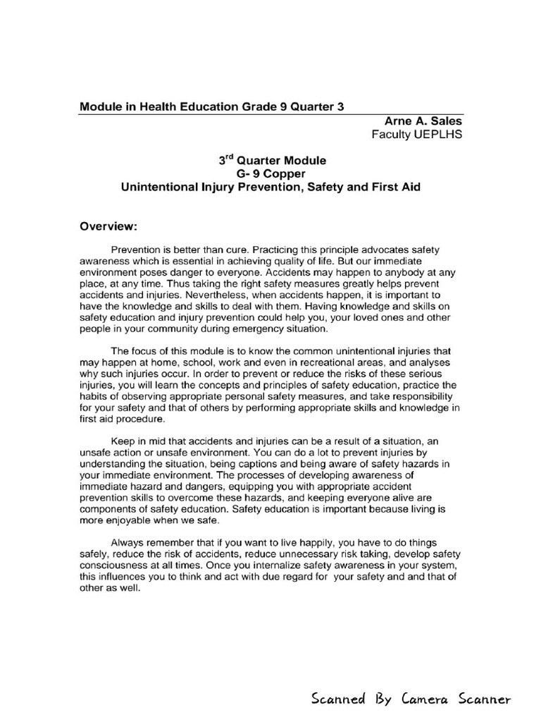 Grade 9 Health 3rd Quarter | PDF