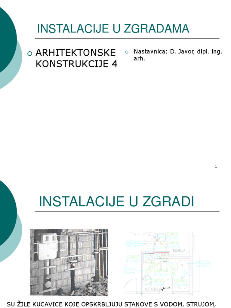Instalacije U Zgradi | PDF