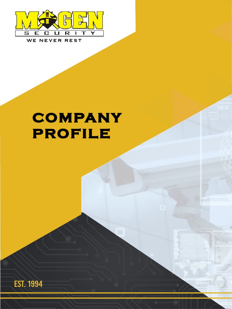 Magen Corporate Profile FINAL | PDF | Security Guard | Consultant
