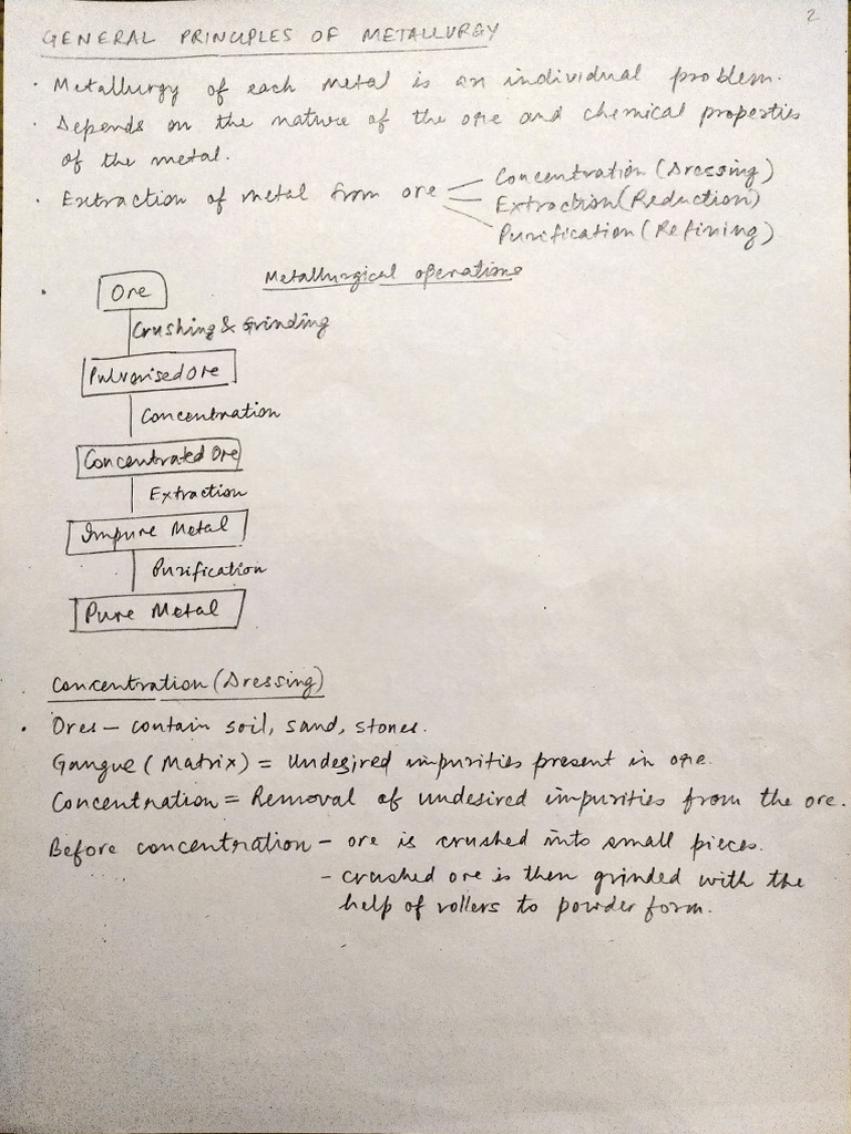General Principles of Metallurgy For All | Download Free PDF | Minerals ...