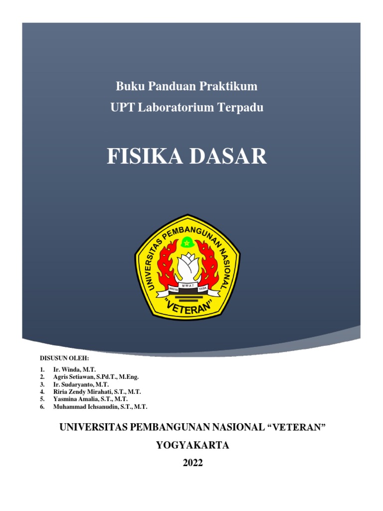 Buku Panduan Praktikum Fisika Dasar - R1 | PDF