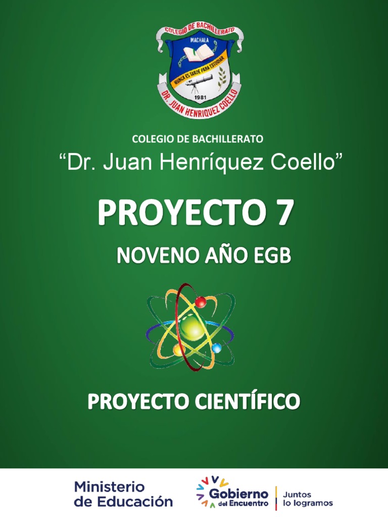 Noveno - Proyecto 7 Cientifico | PDF | Gases de efecto invernadero ...