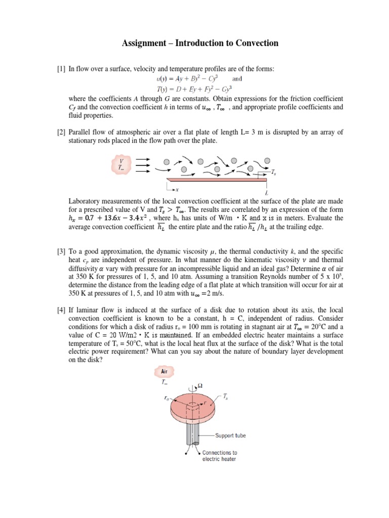 Assignment 5 Convection | PDF