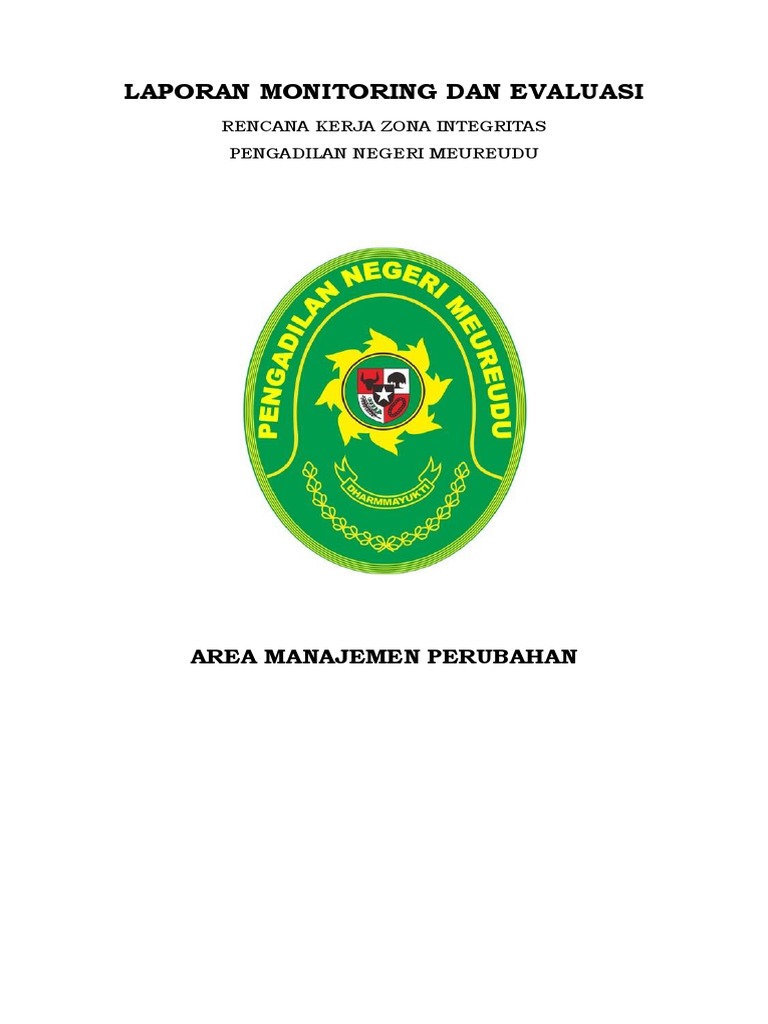 Laporan Monev Renja 2020 | PDF