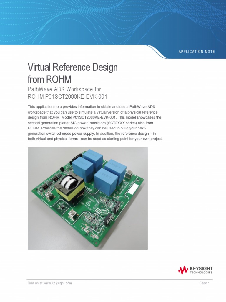 Virtual Reference Design From ROHM | PDF | Installation (Computer ...
