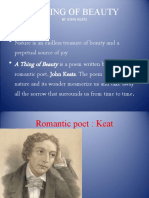 A Thing of Beauty | PDF | Poetry | John Keats