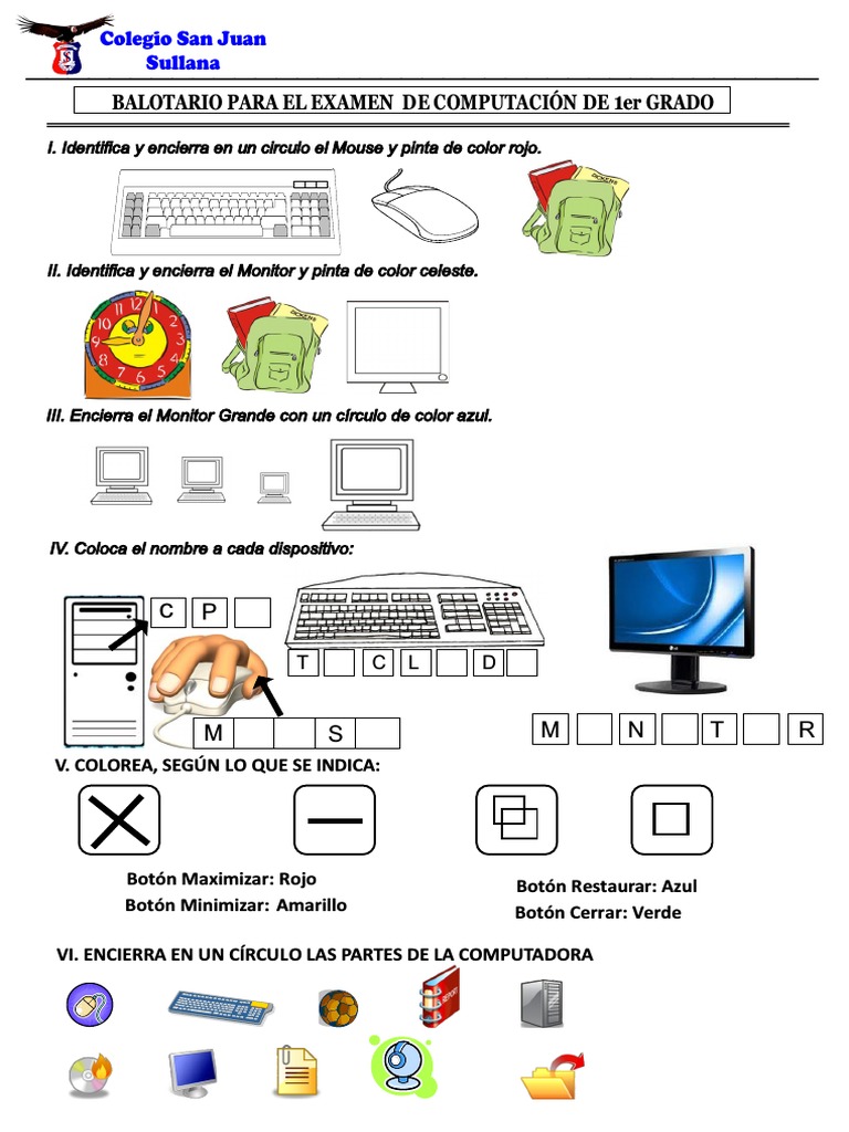 Balotario de Primer Grado | PDF Balotario de Primer Grado | PDF