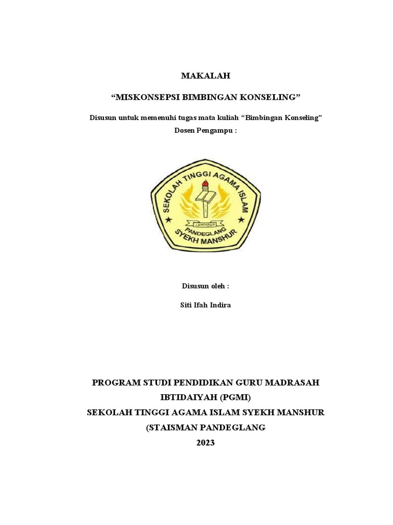 Makalah BK | PDF
