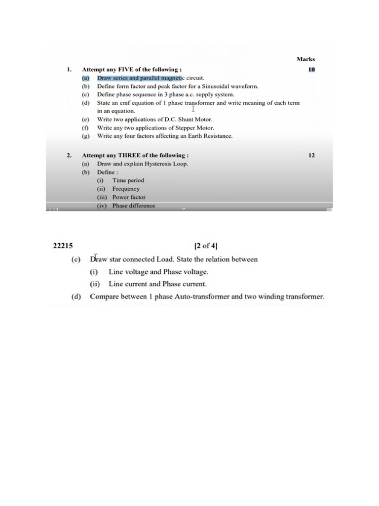 Eec Question Paper 2022 | PDF