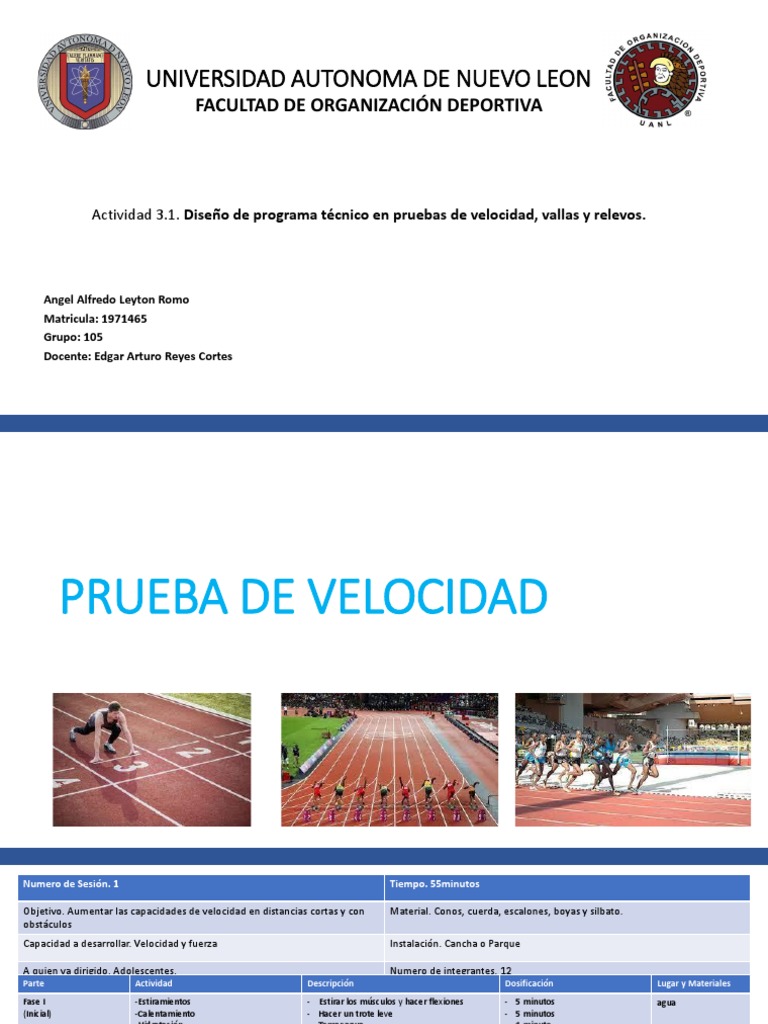 Act APYR 3.1 | PDF | Corriendo