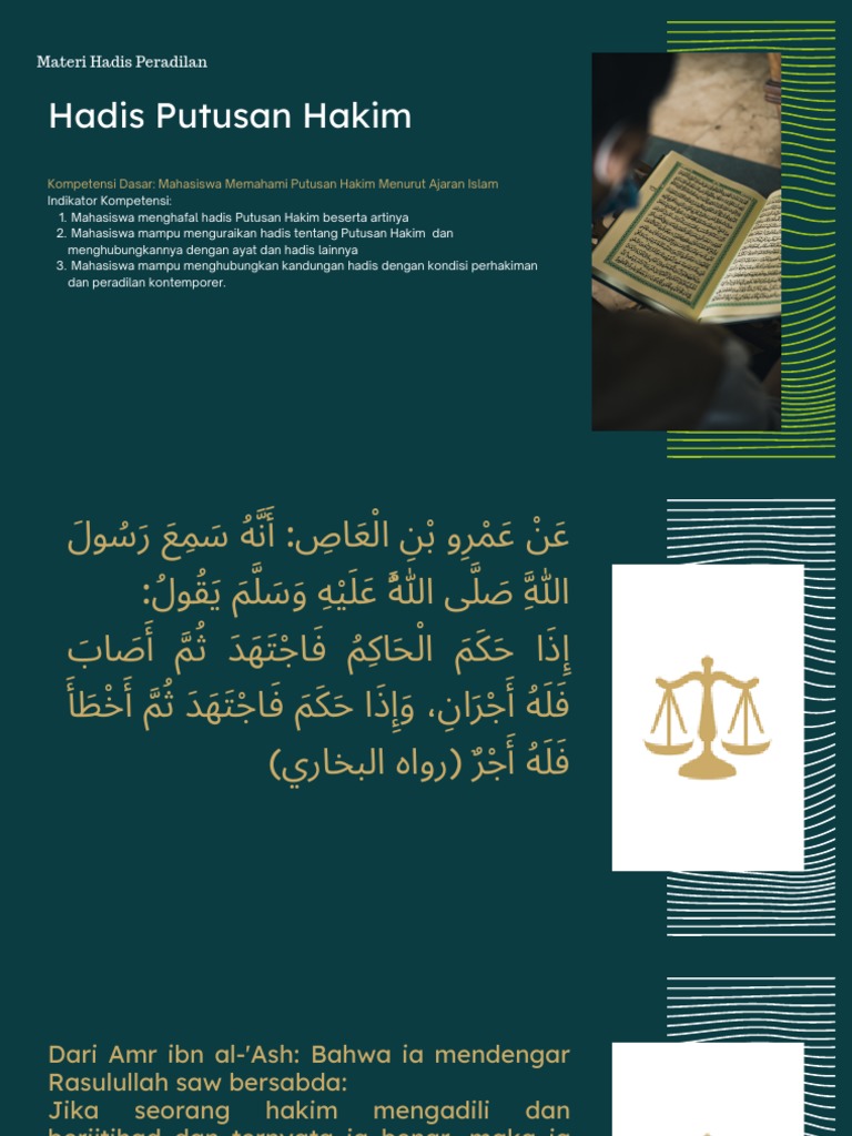 Hadis Putusan Hakim | PDF