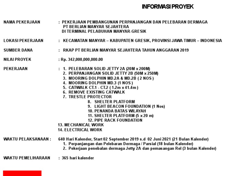 Informasi Proyek | PDF