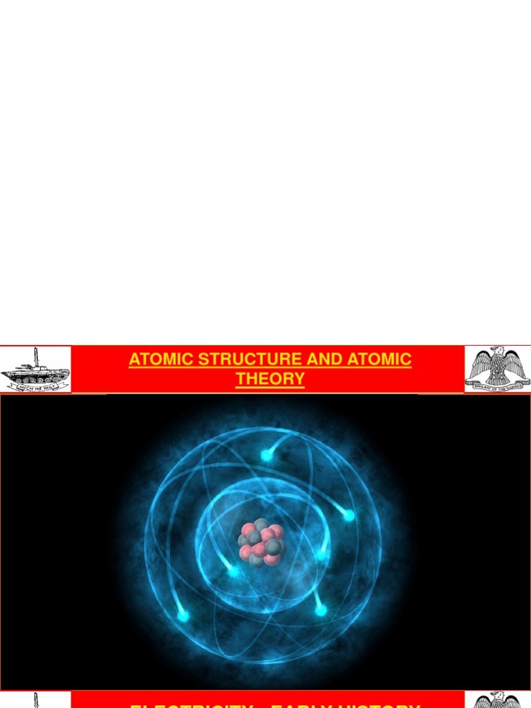 01 Structure of Matter & Atomic Theory | PDF | Atoms | Atomic Nucleus