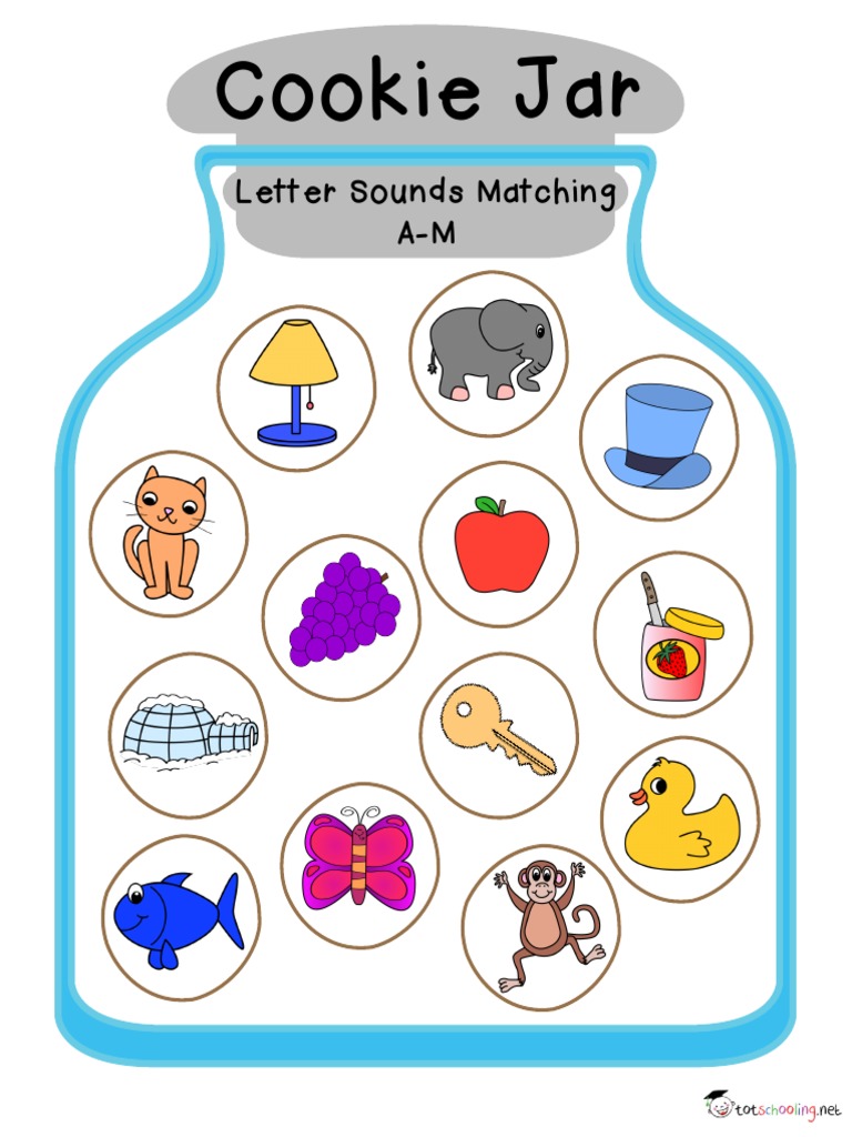 Free - Cookie Jar Letter Sounds Matching | PDF