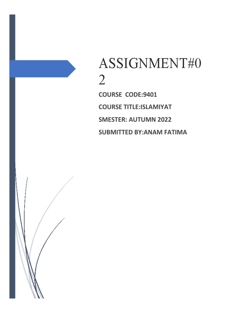 Assignment#02 Islamiyat | PDF