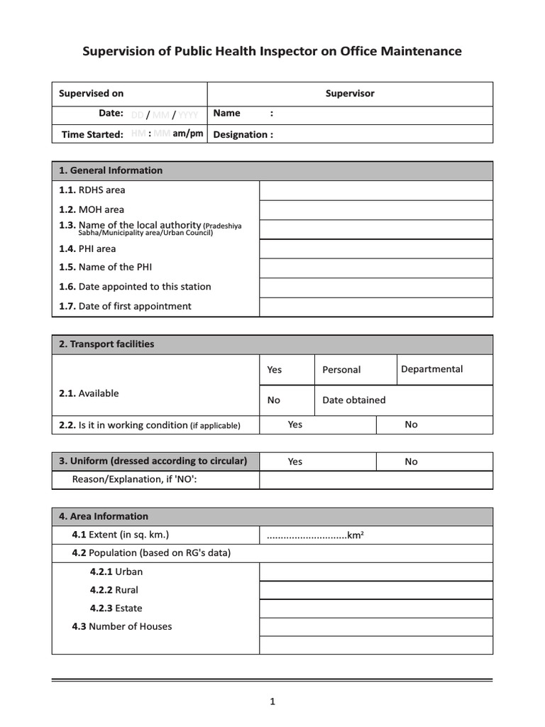 Tool - PHI Office Maintenance | PDF | Sanitation | Drinking Water