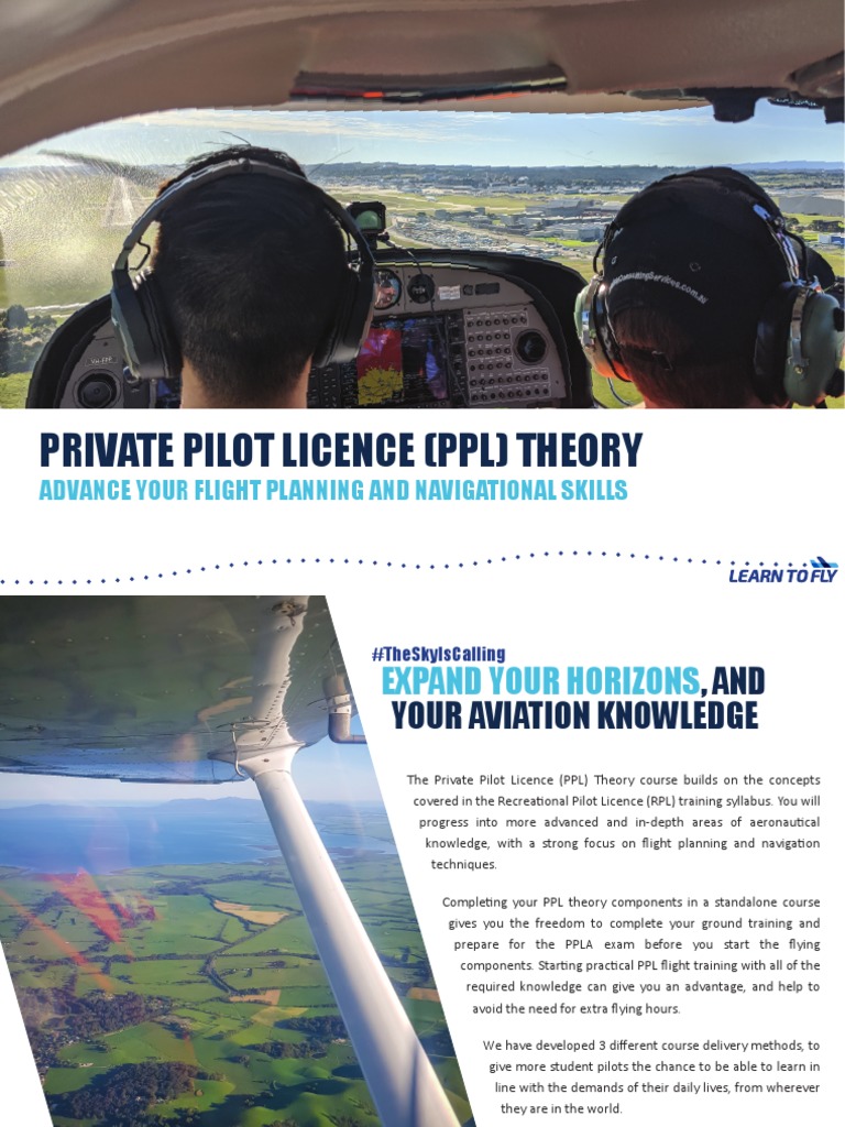 Private Pilot Licence PPL Theory Course Guide Learn To Fly Melbourne ... Private Pilot Licence PPL Theory Course Guide Learn To Fly Melbourne ...