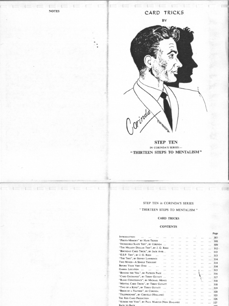 Corinda - Card Tricks | PDF