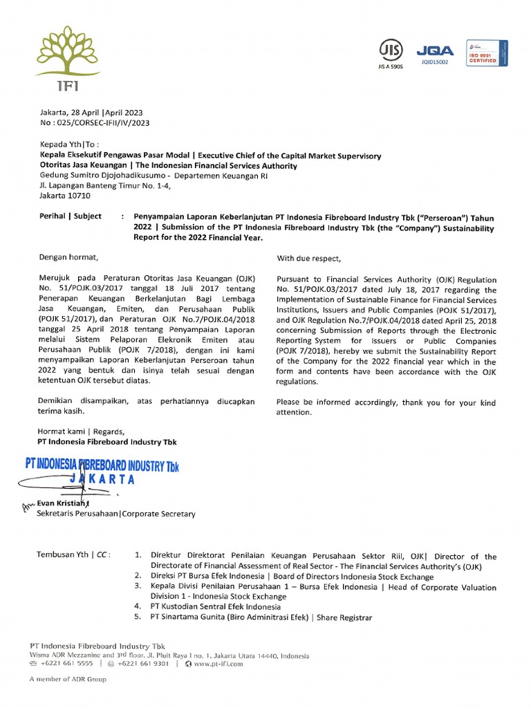 AnnualReport2022 IFII Att2 | PDF