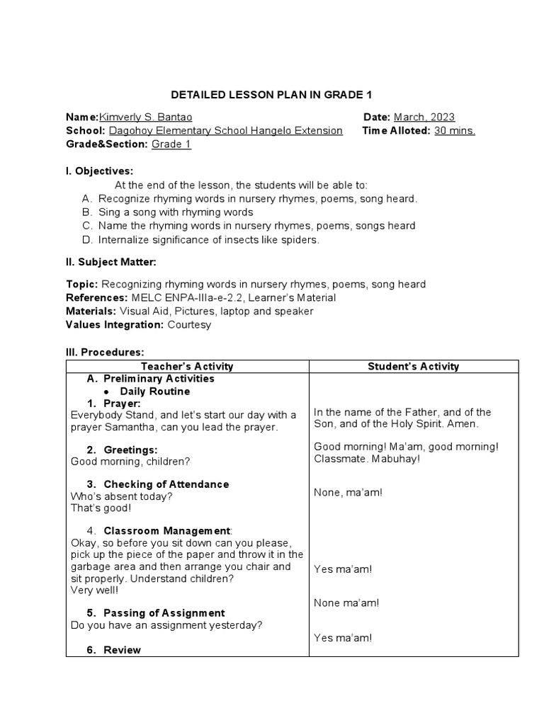LP in English 1 | PDF | Cognition | Behavior Modification