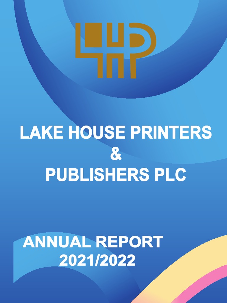 Lake House Printers Annual Report 2021/22 | PDF | Going Concern ...