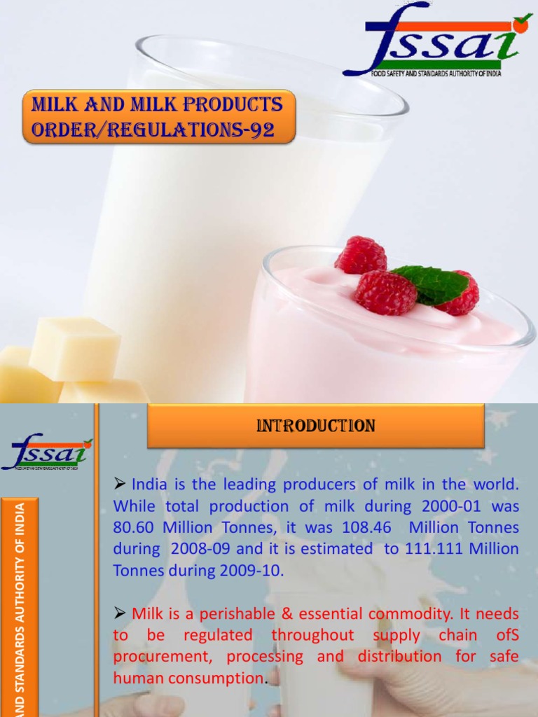 Regulations and Requirements for the Production and Distribution of ...