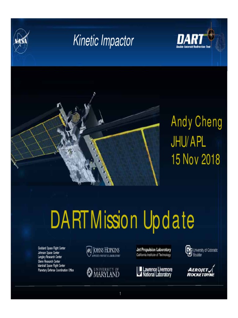 DART Overview (A. Cheng) | PDF | Flight | Discovery And Exploration Of The Solar System