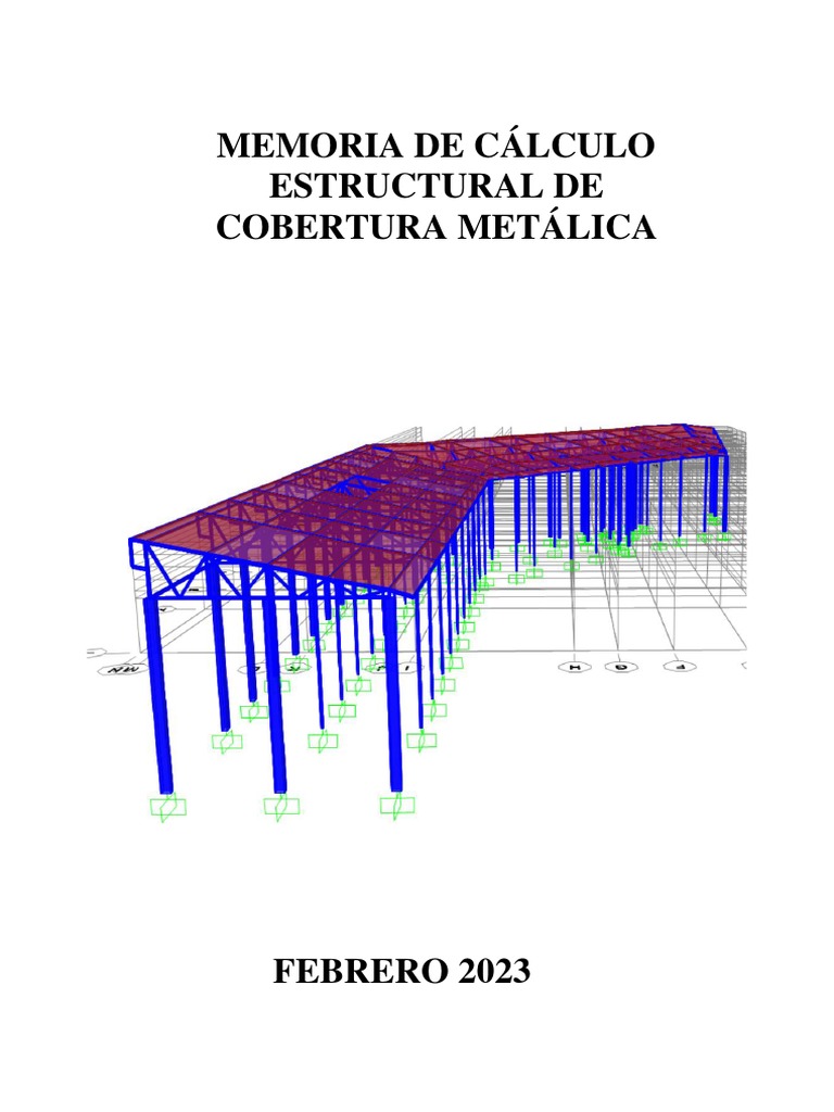 Memoria de Cálculo Estructural Maestransa-Cobertura | PDF | Fundación (Ingeniería) | Viga ...