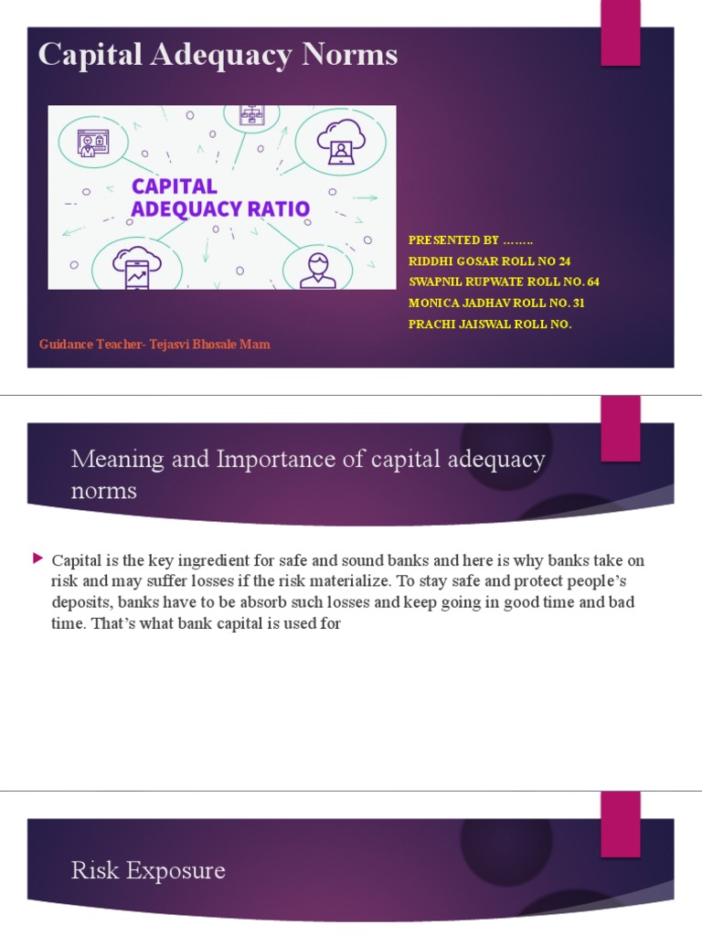 Understanding Capital Adequacy Norms | PDF | Capital Requirement | Banks