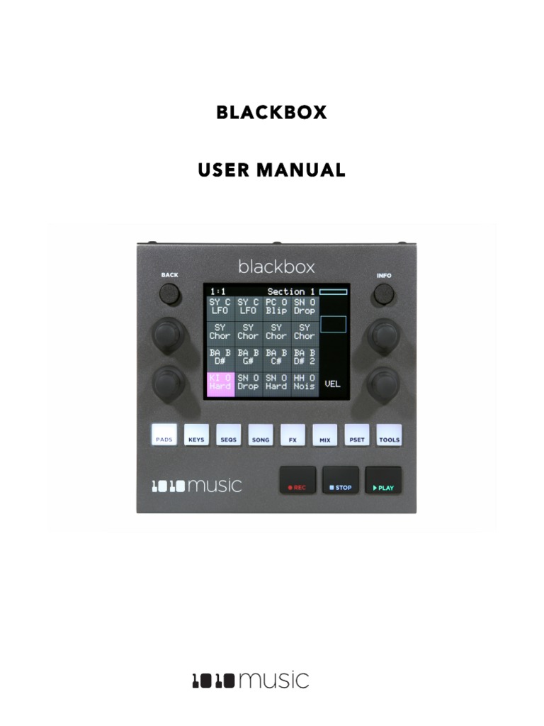 Blackbox User Guide V0 9 8 | PDF