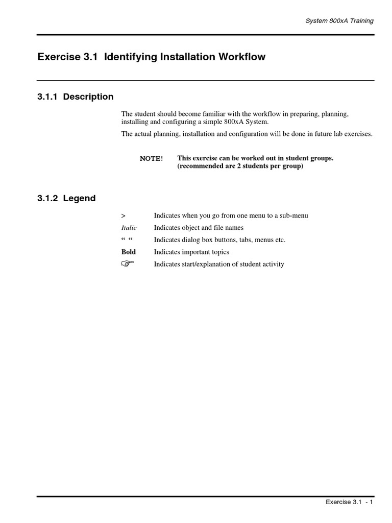 T305-03 Exercise 3.1 - RevE | PDF | System Software | Software