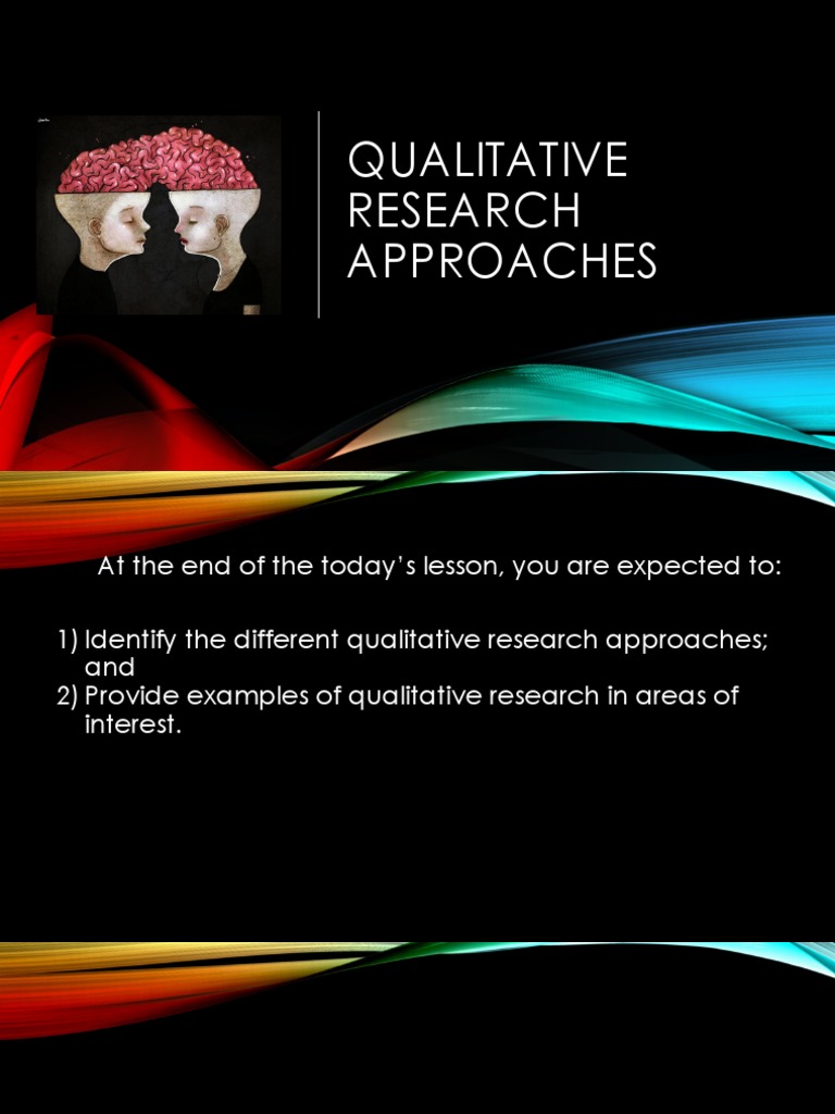 Lesson 3 Qualitative Approaches | PDF