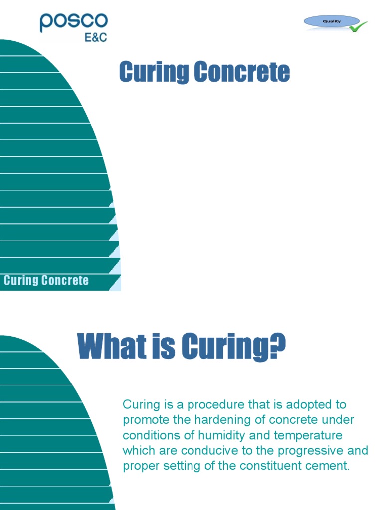 Concrete Curing | PDF | Concrete | Cement