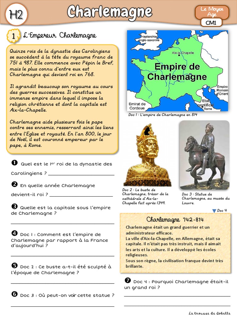 Charlemagne et l'Empire Carolingien | PDF | Charlemagne | Sacre